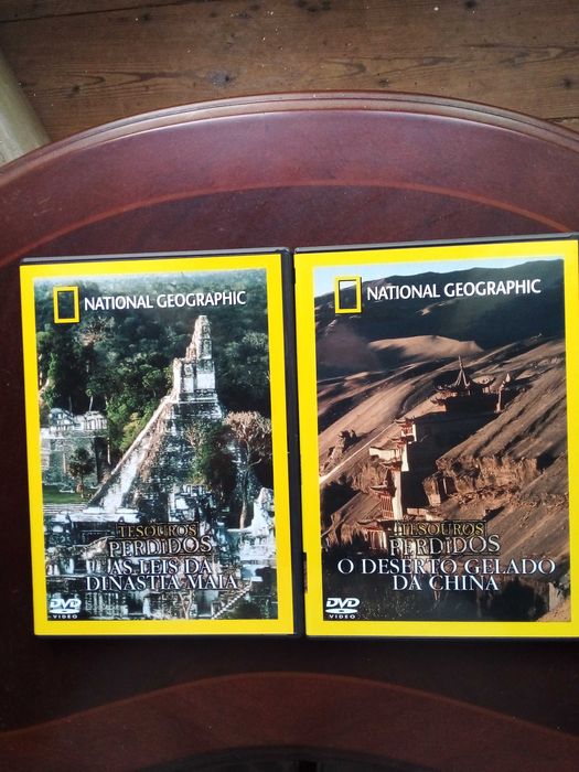 Colecção completa de 10 DVDs da National Geographic«Tesouros Perdidos ...