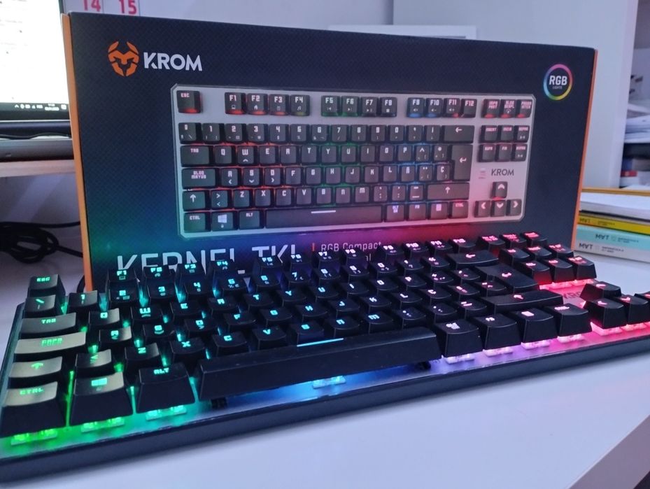 Teclado Mecânico Krom Kernel TKL RGB PT Lumiar • OLX Portugal