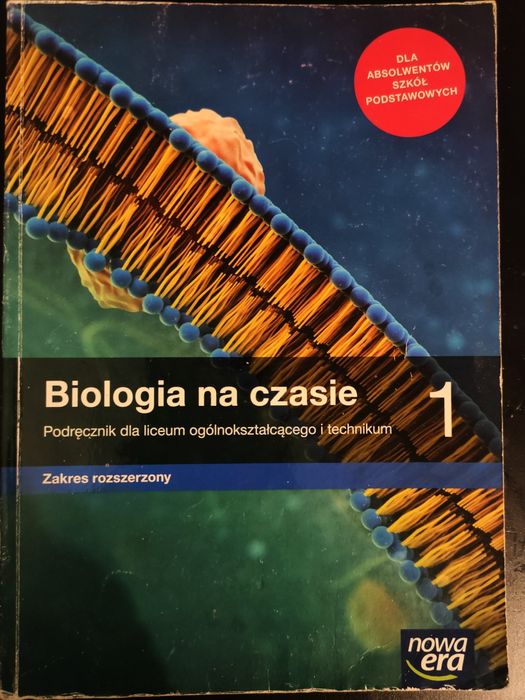 Podrecznik Biologia na czasie 1 ZAKRES ROSZERZONY Nowa Era Kraków Podgórze Duchackie • OLX.pl