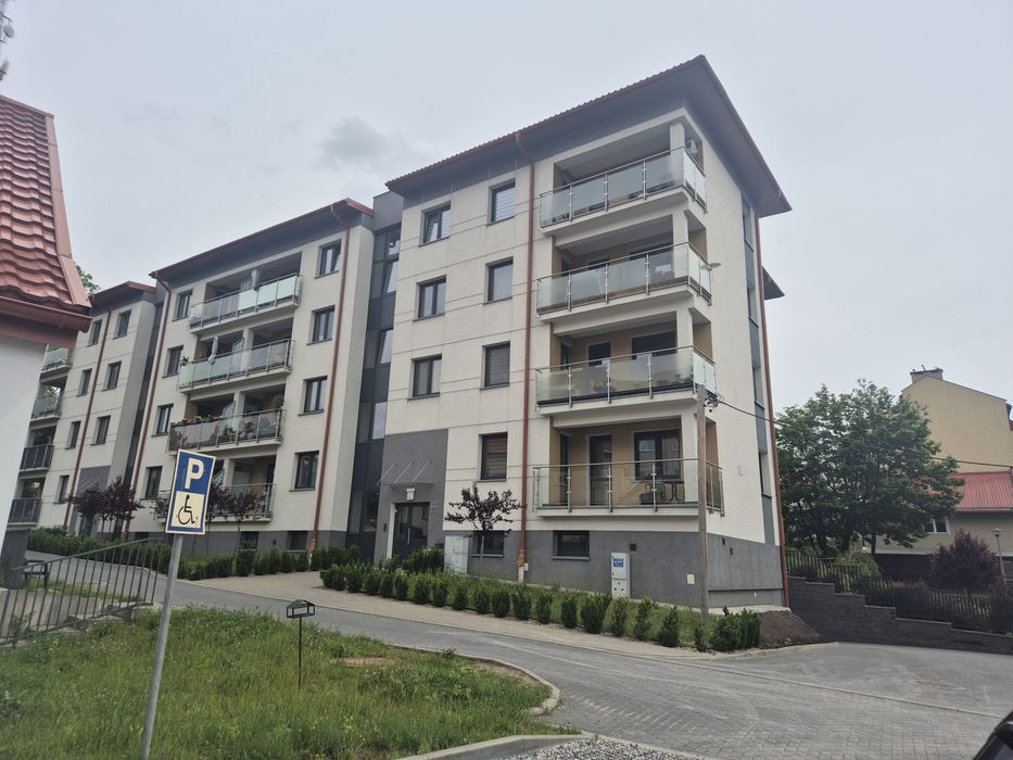 2 pokojowe mieszkanie 45 m2 z dużym balkonem/ tarasem, SM Mamry Giżycko ...