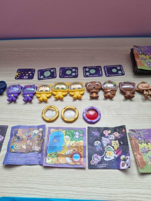 16 X Figurki Milka Secret Box Karty Kosmiczne Odkrywcy Przyrody Kartki ...