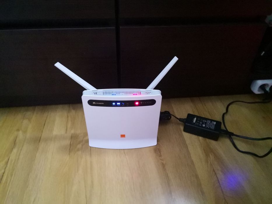 Huawei B593-22, modem LTE Orange, router sieciowy WiFi AP 2.4GHz ...