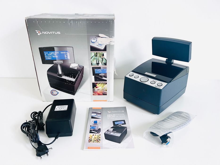 Kasa fiskalna Novitus Delio Prime S/no580 kompletna drukarka paragonów ...