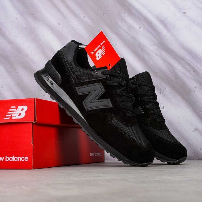 (1515) Кросівки рефлективні New Balance 574 чорні (36-46) - В,єтнам: 1 ...