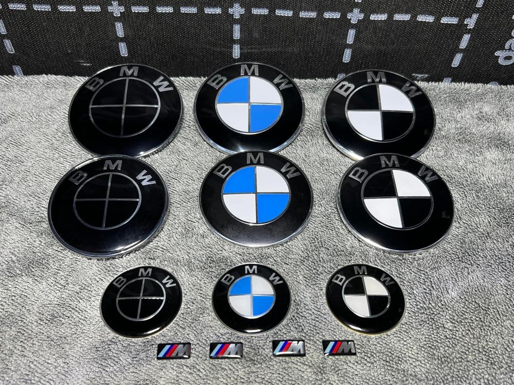 Емблема BMW значок логотип БМВ 82 74мм Е46 Е39 Е60 Е34 Е38 F10 E53 E90 ...