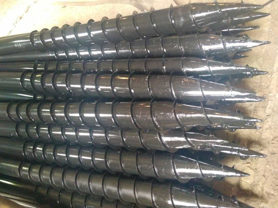 Винтовые сваи,наконечники геошуруп(БЗС)от производителя.Гвинтові палі ...