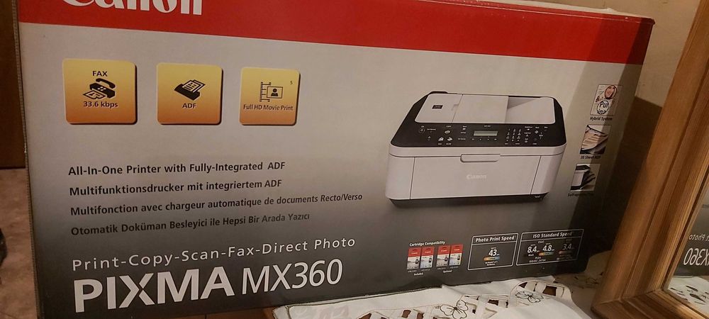 Drukarka canon mx 360 uzywana Kraków Bieńczyce • OLX.pl