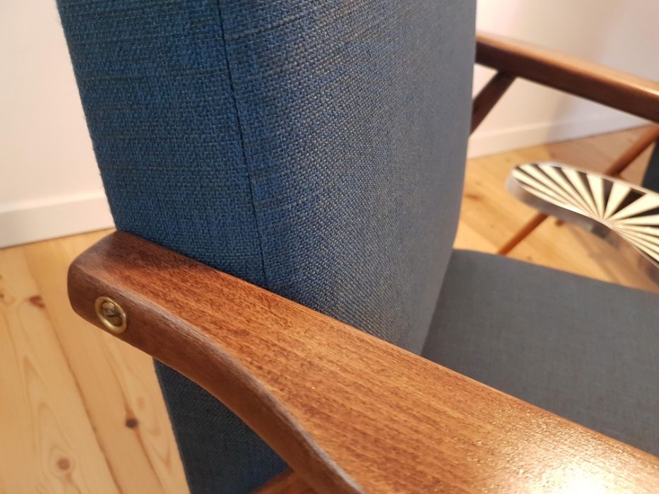 Fotel PRL ,,lisek” model B – 7727 Radomsko lata 70 vintage loft ...
