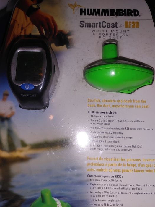 Nowa echosonda Humminbird SmartCast RF30 Marysin • OLX.pl