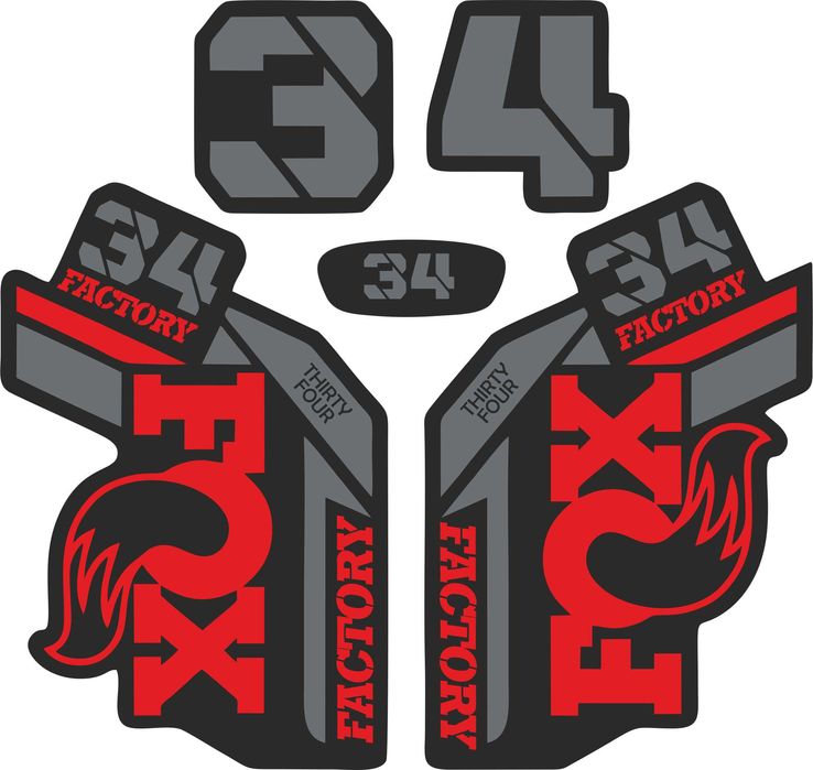 Naklejki na amortyzator FOX 32 34 36 Leszno • OLX.pl