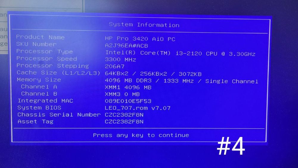 Моноблок HP PRO 3420 AIO PC: 2 000 грн. - Настільні комп'ютери Київ на Olx