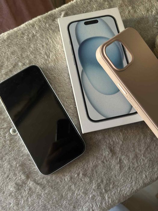 IPhone 15 light blue Kraków Mistrzejowice • OLX.pl