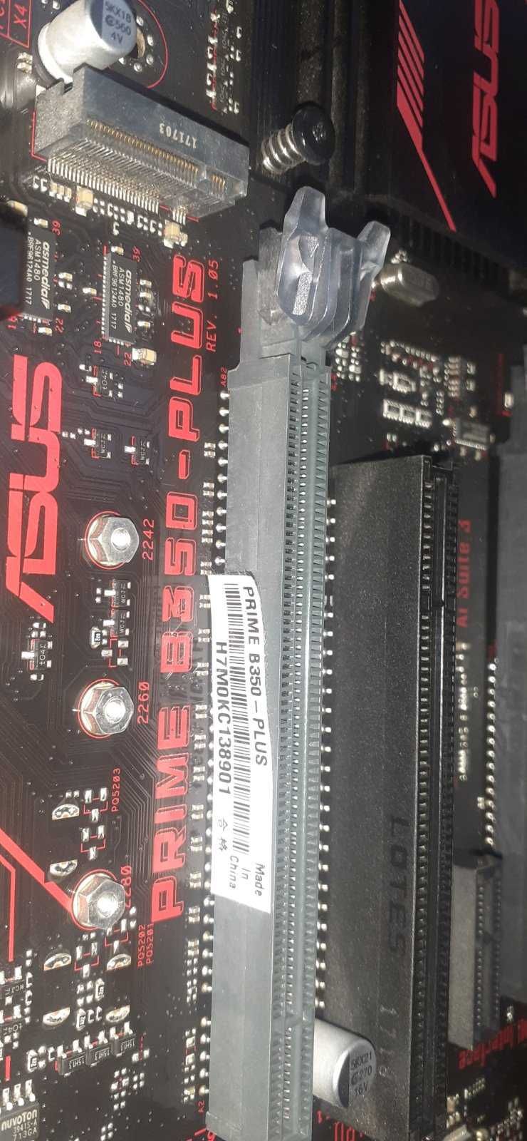 Продам Материнскую плату Asus Prime B350 plus и проц Ryzen7 1700x: 4 ...