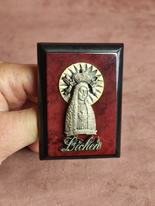 Retro vintage obrazek Matki Boskiej pamiątka z Lichenia 187 Lasówka • OLX.pl