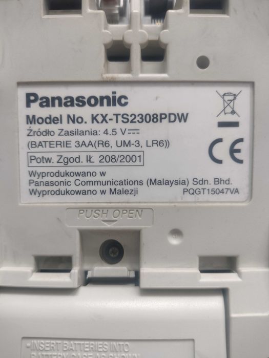 Telefon stacjonarny Panasonic kx-ts 2308 pdw Nowy Targ • OLX.pl