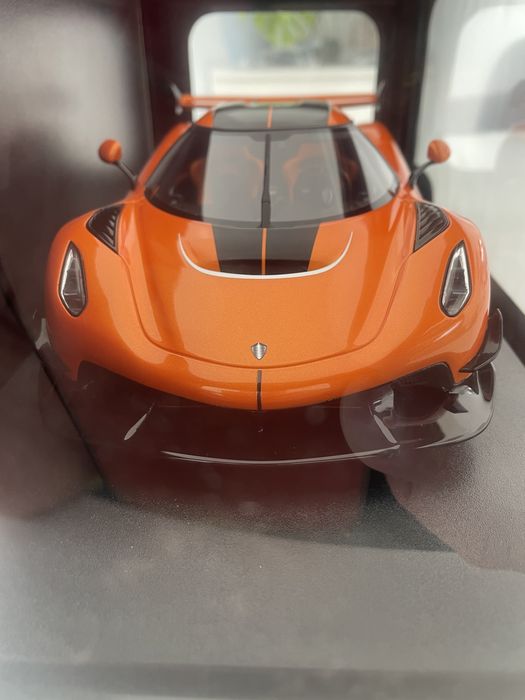 Model Koenigsegg Jesko Attack Orange 1/18 GT Spirit jak Otto 1:18 NZG ...