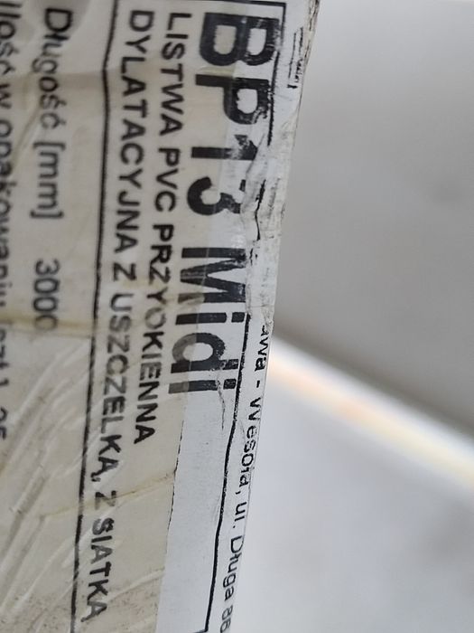 Listwa przyokienna z siatką Bella Plast BP13 MIDI biały 300cm Kluczbork • OLX.pl