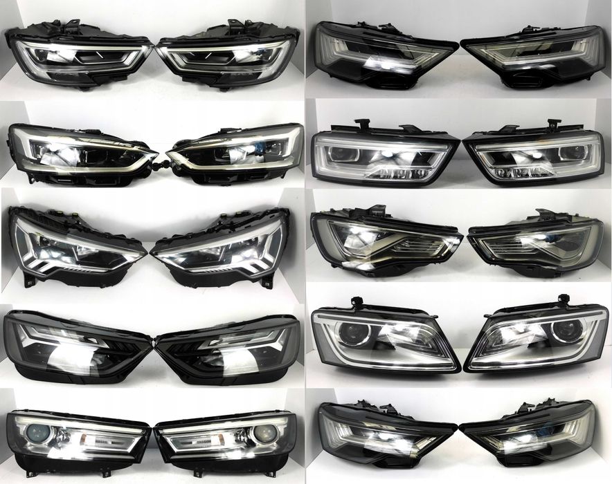 Фари Ліхтарі AUDI A3 A4 A5 A6 A7 A8 Q2 Q3 Q4 Q5 SQ5 Q7 SQ7 Q8 RSQ8 E: 250 $ - Audi Ковель на Olx