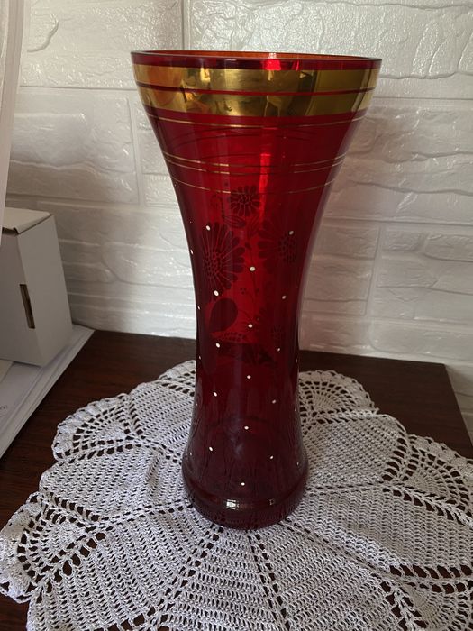 Терміново Ваза червона красная СССР СРСР радянська 215 грн Предмети мистецтва Київ на Olx