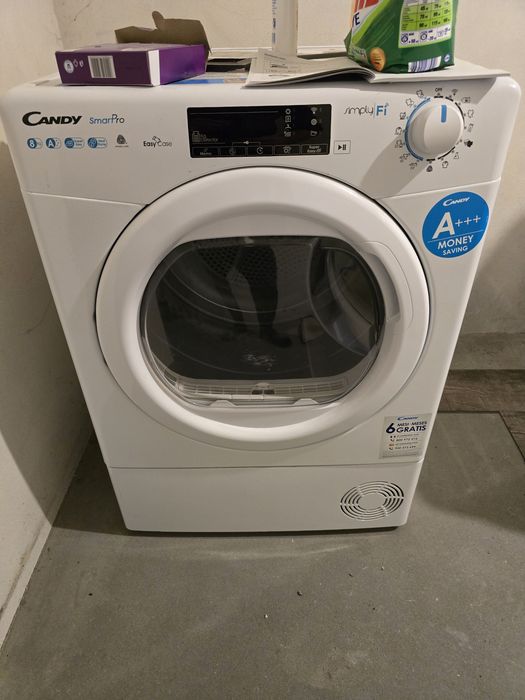 Suszarka Candy SmartPro CSO H8A3TE-S 60cm 8kg Sanka • OLX.pl