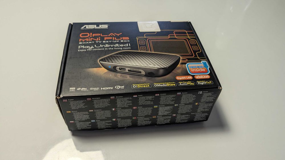 Asus O!Play Mini Media Player Smart TV Set-up Box Figueiredo • OLX.pt