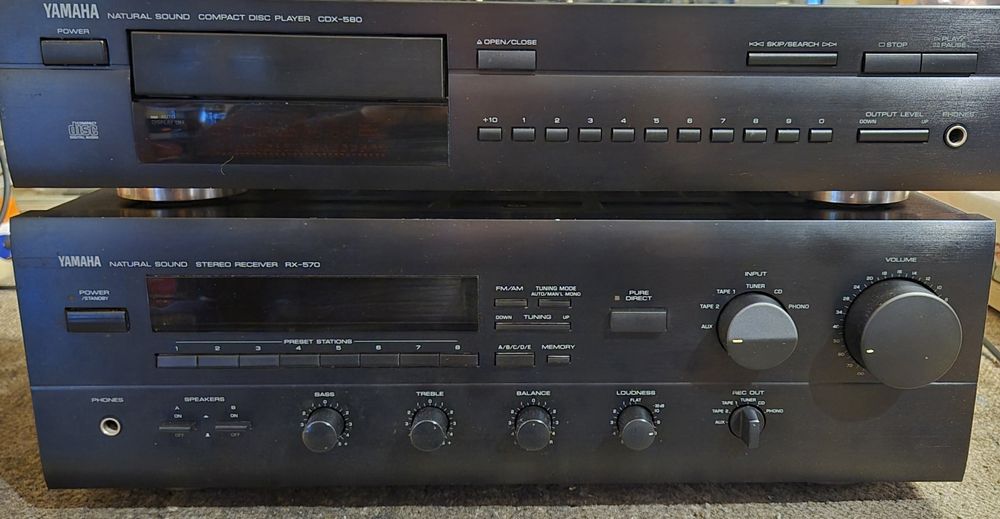Amplituner Yamaha RX-570+ CD CDX-580 Racibórz • OLX.pl