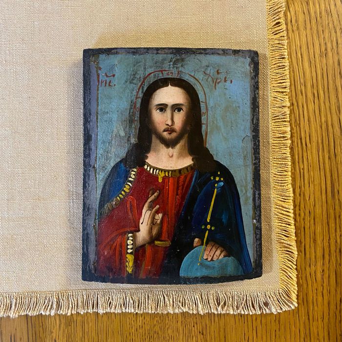 Старинная икона Спаситель 2 500 грн Коллекционирование Запорожье на Olx