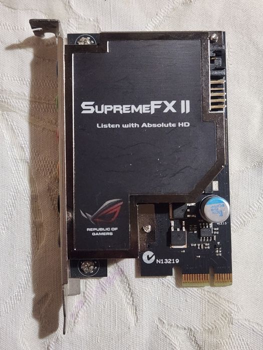 Звуковая карта Asus SupremeFX II: 500 грн. - Комплектуючі та запчастини ...