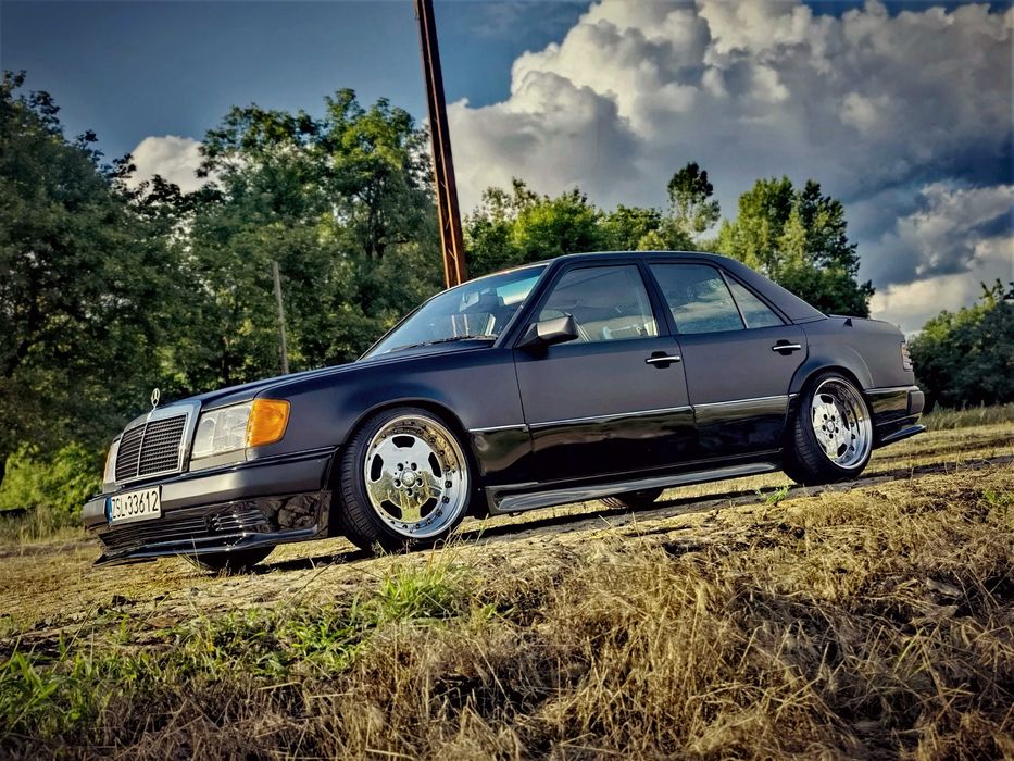 Mercedes w124 e200 projekt stance cult nowy lakier oryginalny przebieg ...