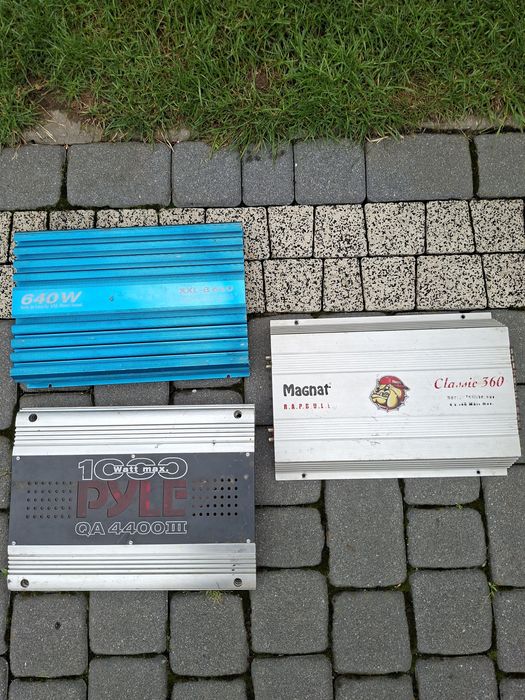 Wzmacniacz samochodowy Pyle QA 4400 III o mocy maksymalnej 1000 Watt Grodków • OLX.pl