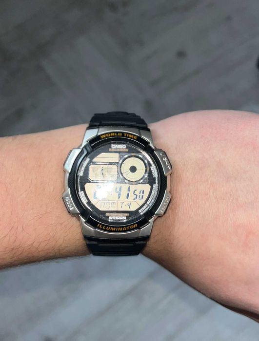 Zegarek AE-1000W-1AVEF Czarny Łosice • OLX.pl