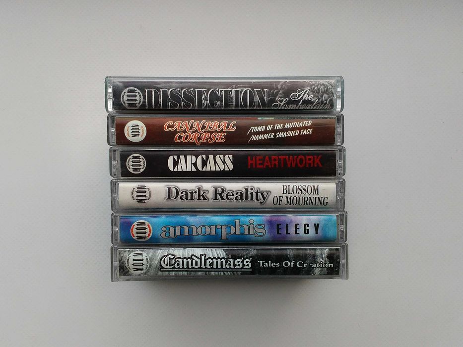Кассеты Carcass Dissection Cannibal Corpse Amorphis Dark Reality: 225 ...