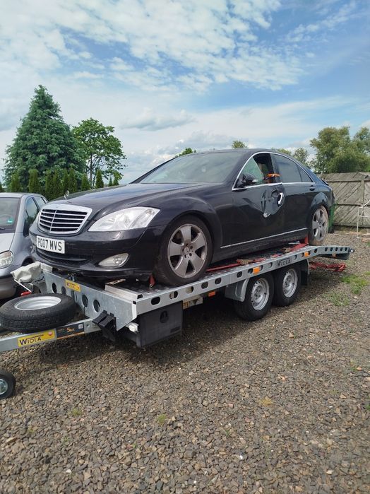 W221 3.2 CDI OM 642 170 tys km orginalny przebieg .Kod lakier C197 ...