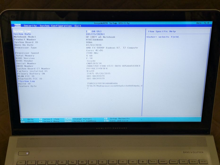 Hp ENVY AMD FX 8800p 15.6: 2 025 грн. - Ноутбуки Дніпро на Olx
