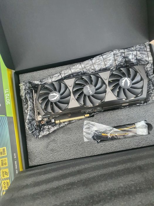 Karta graficzna ZOTAC GeForce RTX 3070 Ti Trinity OC 8GB - VAT 23% Warszawa Ochota • OLX.pl