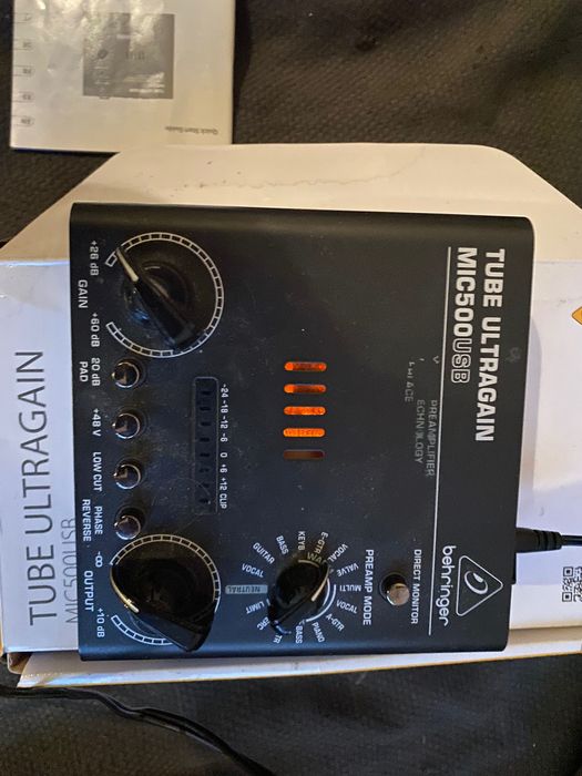 Behringer MIC500USB – lampowy preamp / interfejs USB Katowice Murcki ...