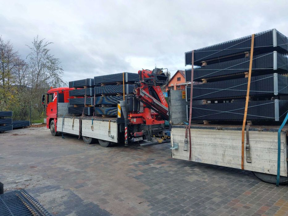 Słupki ogrodzeniowe 60x40 ocynk plus kolor 10 zl metr bieżący brutto ...