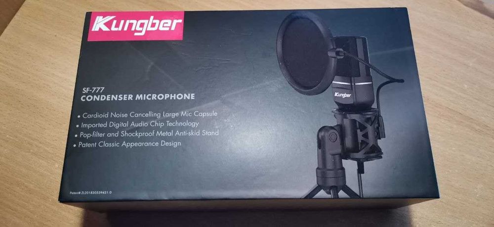 Микрофон конденсаторный Kungber SF-777: 500 грн. - Студійне обладнання Харків на Olx