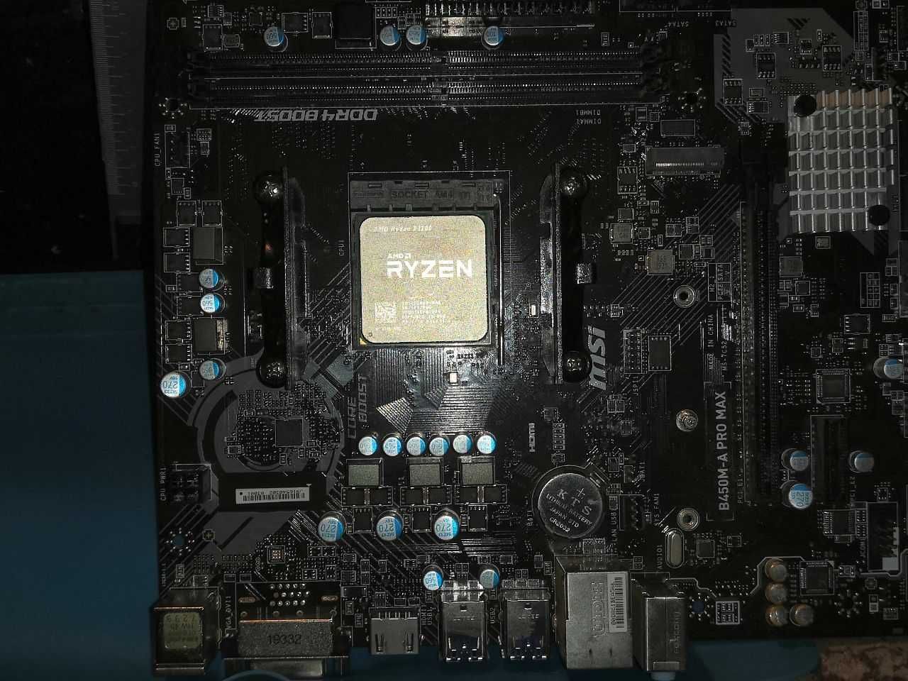 Материнка MSI-B450M-A Max проц Ryzen 3 1200: 2 500 грн. - Комплектующие ...