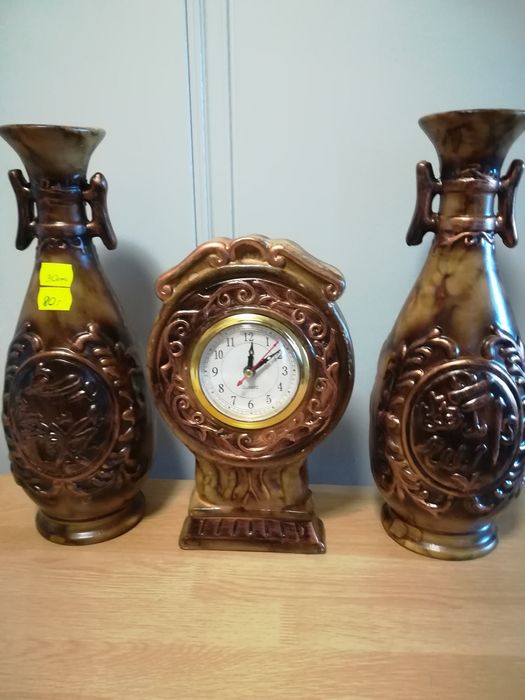 Zestaw dzbany z zegarem Franciszków • OLX.pl