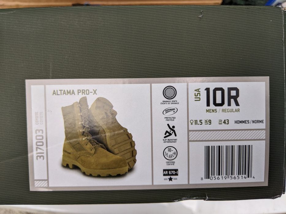 Берці Altama Pro-X PX літні ультралегкі 9R: 3 900 грн. - Берці Ірпінь ...