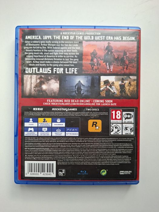 Red Dead Redemption 2 PS4: 850 грн. - Ігри для приставок Київ на Olx