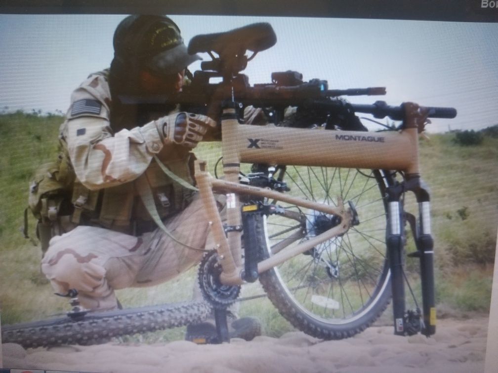Тактический военный десантный складной велосипед Montague Paratrooper ...