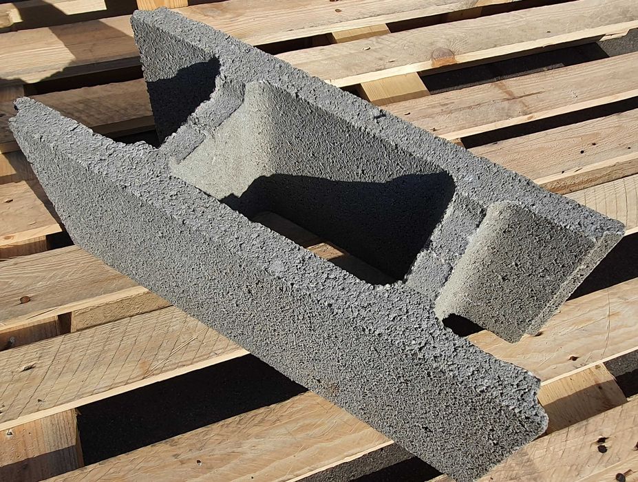 Pustak szalunkowy, zalewowy, ogrodzenie, mur oporowy, daszki na mur ...