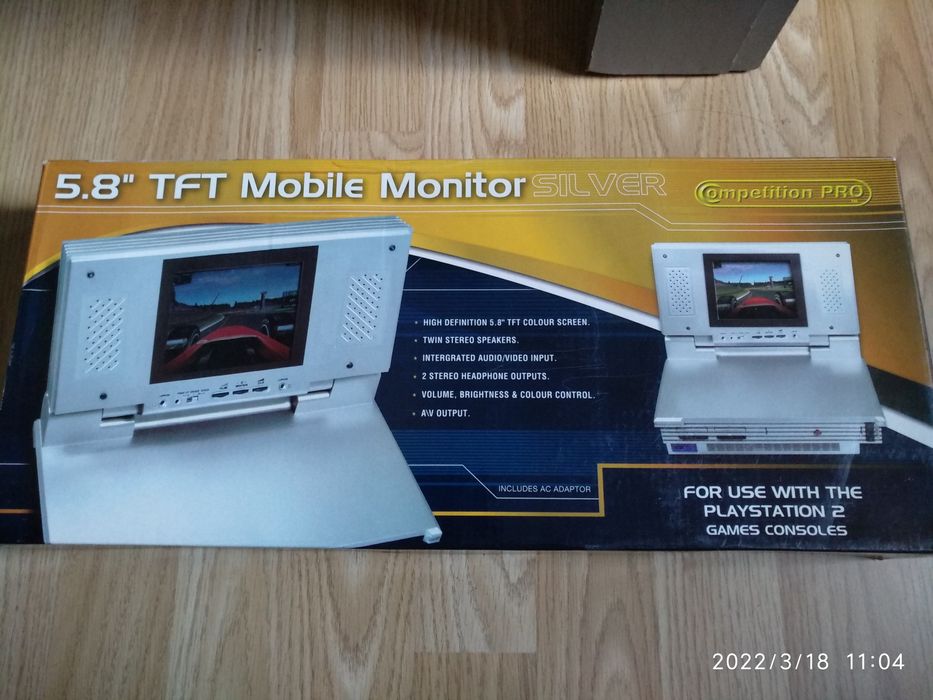 Ps2 ecrã tft monitor tv lcd novo fat ps1 ps3 ps4 retro vita jogo tv ...