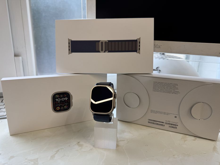 Смарт-годинник Apple Watch Ultra 2 49mm GPS + LTE Titanium Case MREP3 ...