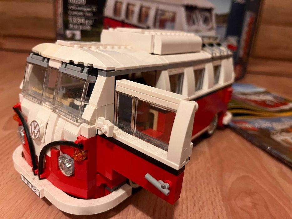 Lego Creator 10220 Volkswagen T1 Camper Van pudełko, instrukcja Łódź ...