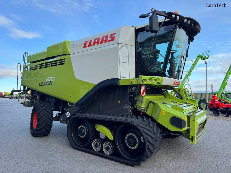 Kombajn zbożowy Claas Lexion 670 Terratrac rok 2017 stan bdb Vario 770 ...