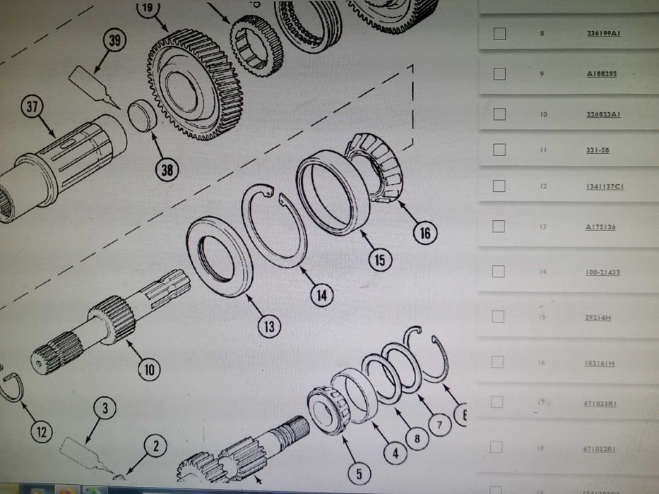 Uszczelniacz wałka przekaźnika mocy WOM PTO CASE MX120 MX135 64x111x11 ...