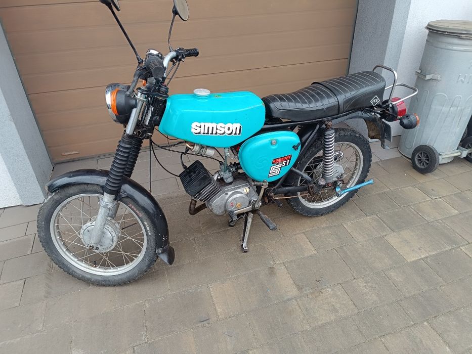 Simson S51 z dokumentami wsk motorynka Drzycim • OLX.pl